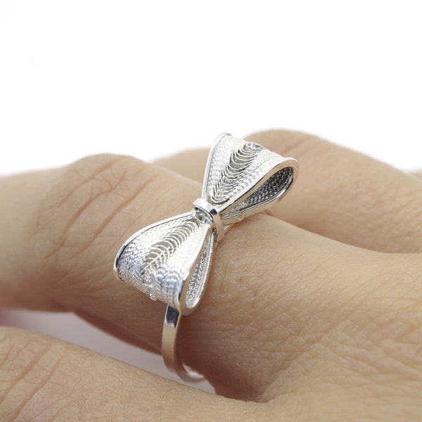 Bow Ring - Etsy