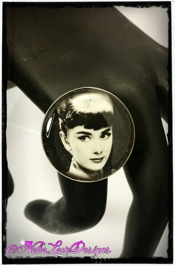 Audrey Hepburn Adjustable Ring | Etsy