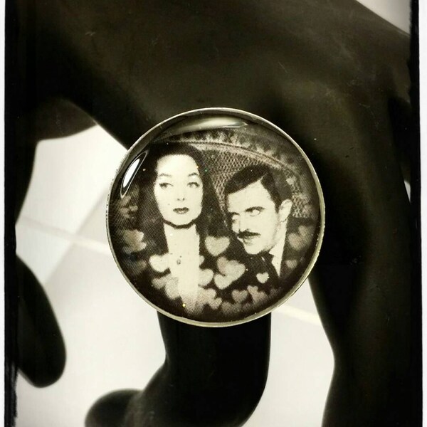 Morticia Addams Ring - Etsy