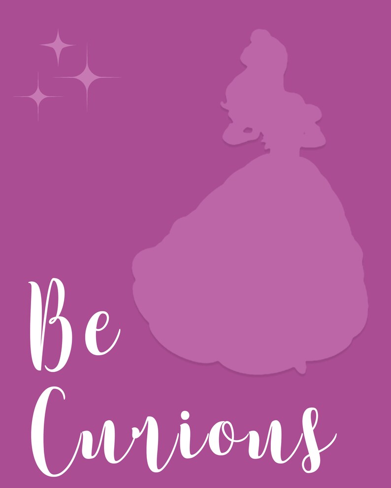 BE Princess Nursery Prints - Etsy