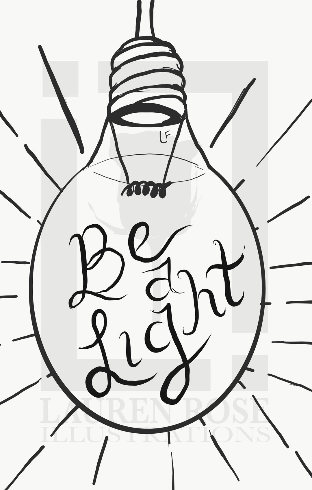 Be A Light Coloring Page, Instant Download, Coloring Page, Coloring ...