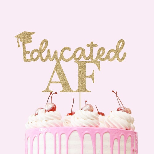 Graduation Party Graduation Cake Topper Grad Graduation - Etsy