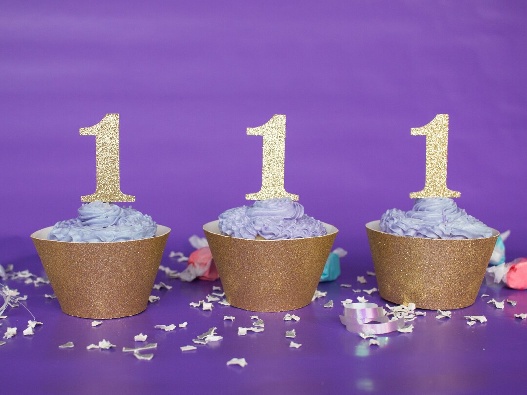 1 Cupcake Toppers First Birthday Number One Cupcake Etsy 1 Cupcake Toppers First Birthday Number One Cupcake Etsy