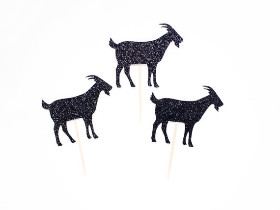 Party Supplies Party Décor Goat cake topper goat birthday cake topper ...