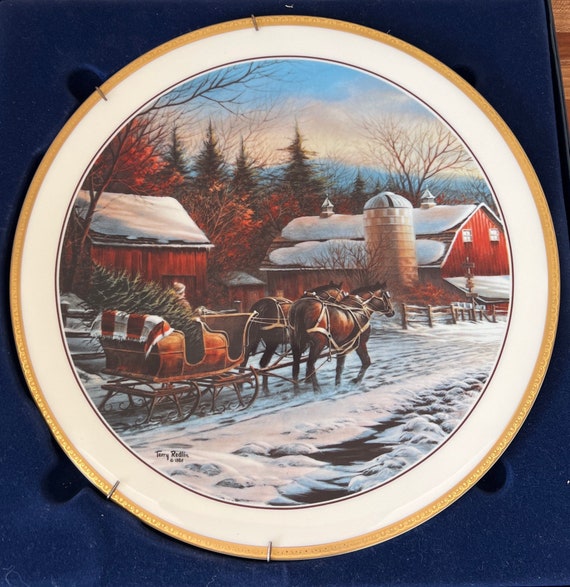Terry Redlin Coming Home Plate - Etsy