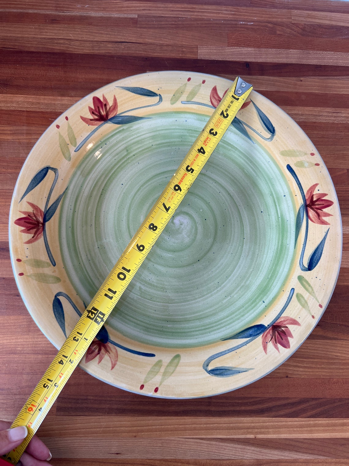 Pier 1 Elizabeth Stoneware Platter - Etsy