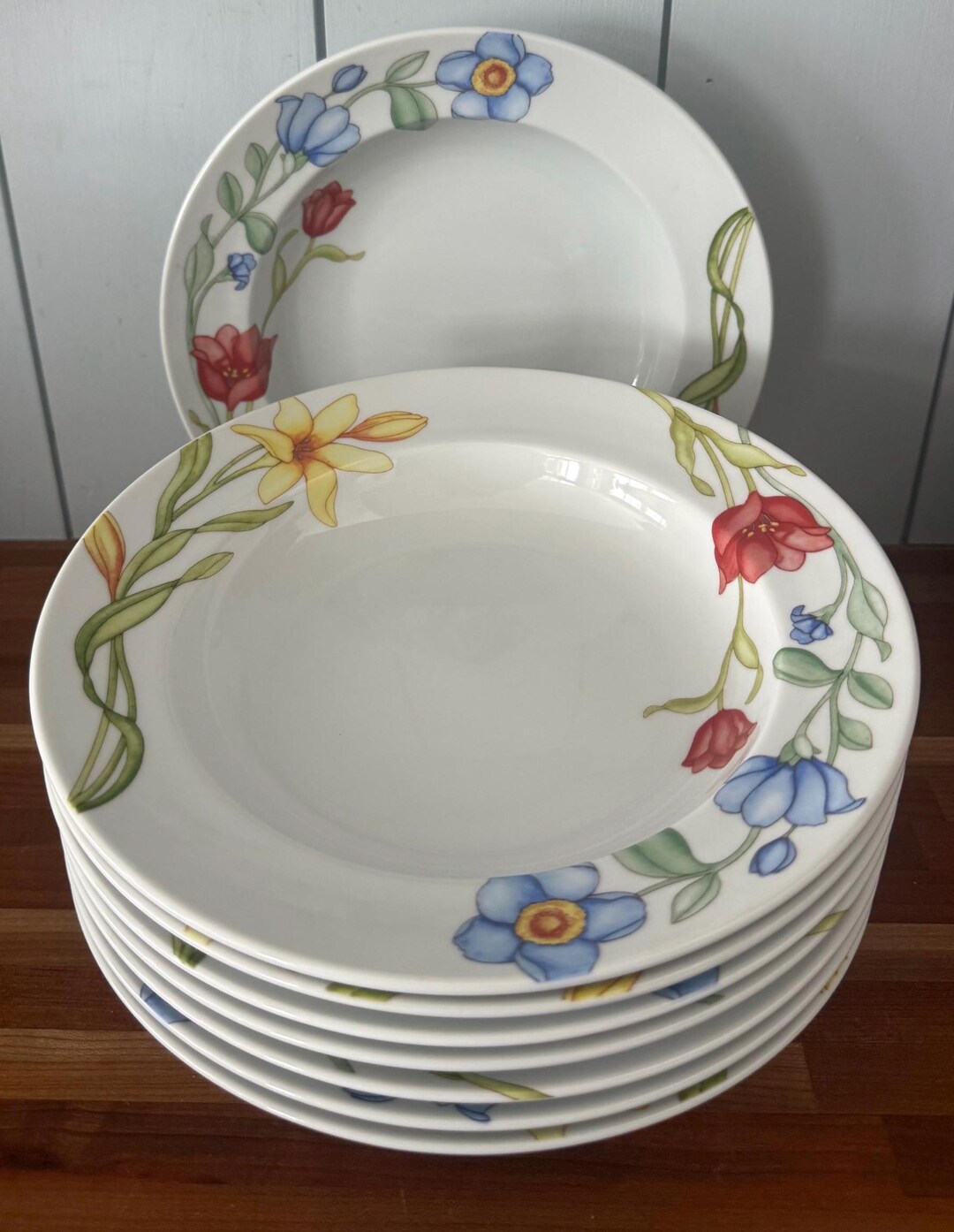 Dansk Marabello Rimmed Soup Bowls ( Sets of Four) 2 Sets Available - Etsy