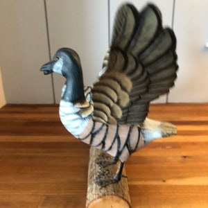 Hand Painted and Carved Geese ( Stunning!!! - Etsy