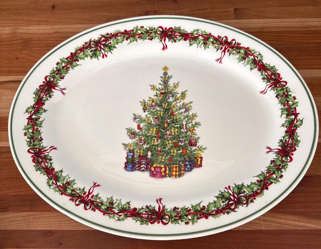 Christopher Radko Holiday Traditions Serving Platter - Etsy