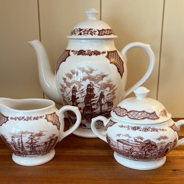 Meakin Teapot - Etsy