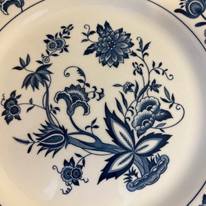 Blue Bonnet Ironstone Dinner Plates sold in Sets of 2 10 Available - Etsy