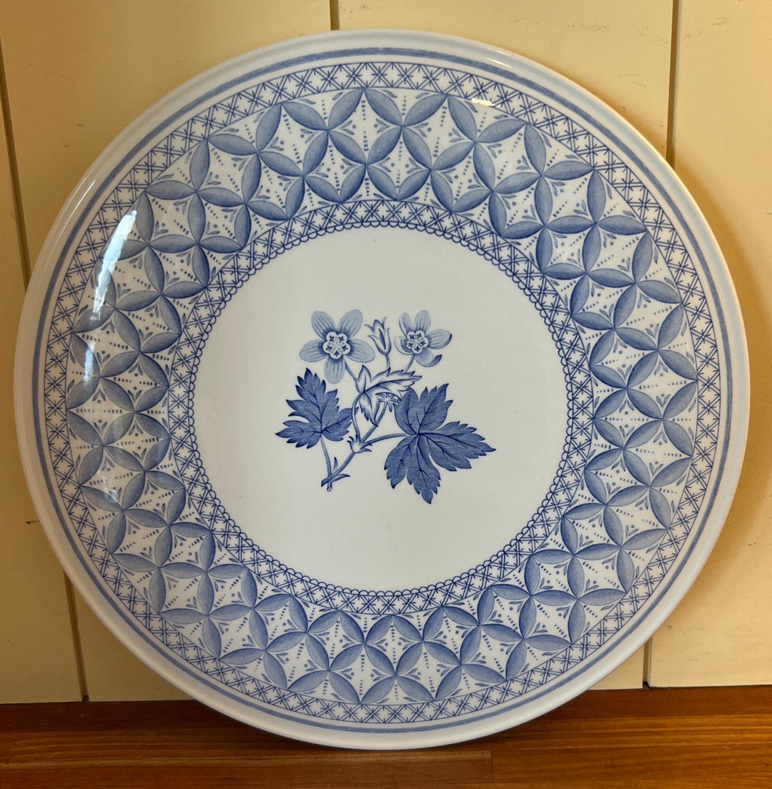 Blue Spode Cake Plate - Etsy