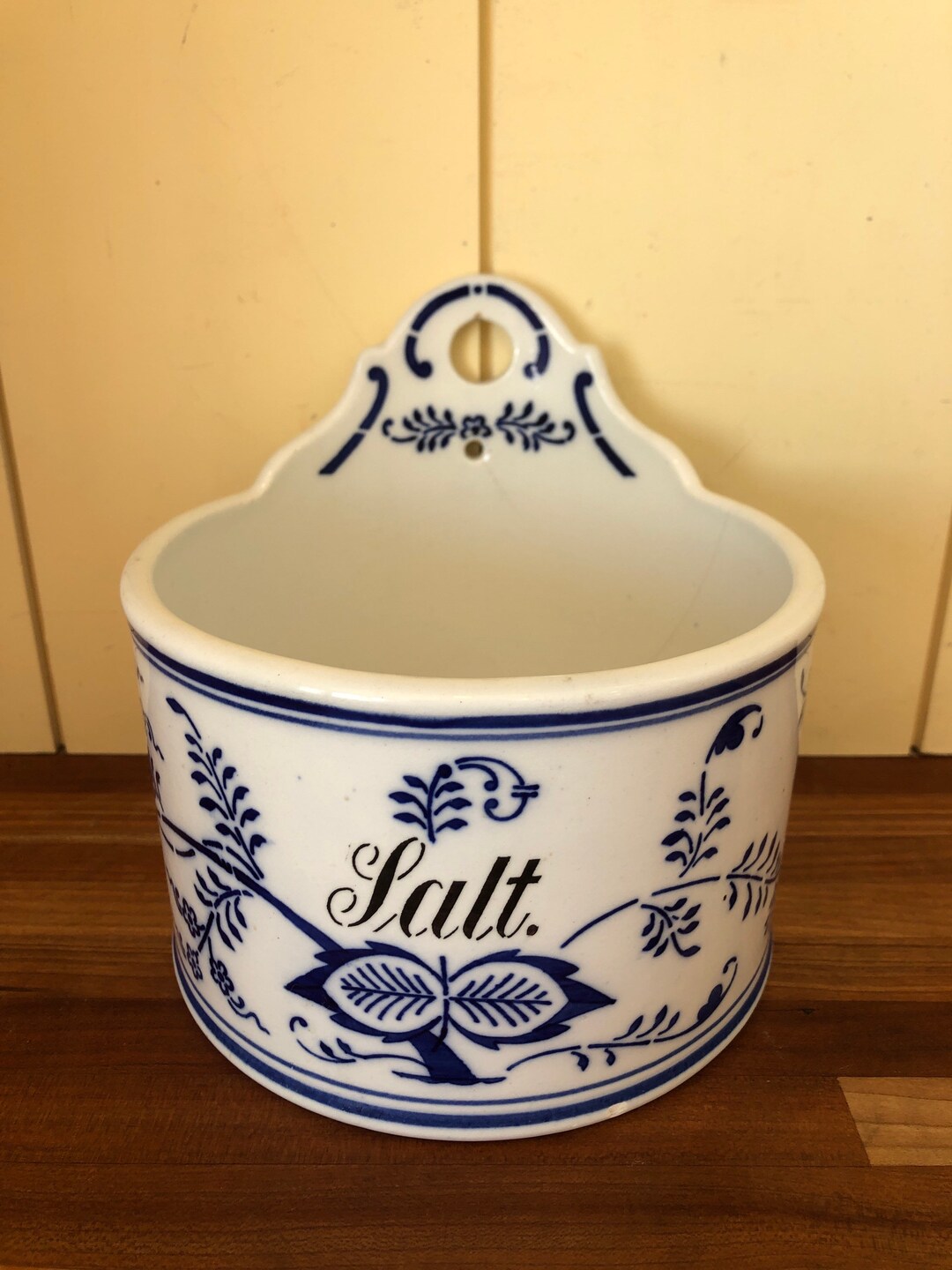 German Antique Hanging Salt Crock - Etsy