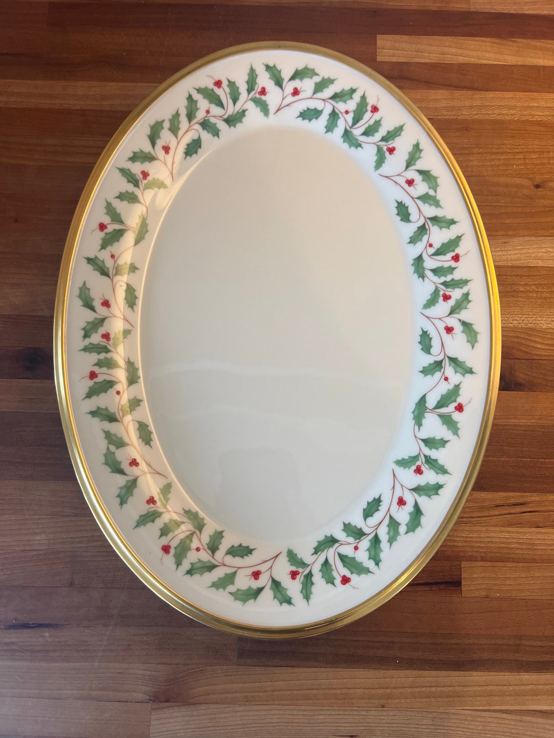 Lenox Holiday Platter - Etsy