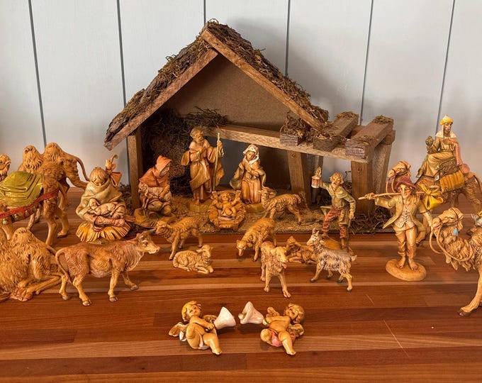 Fontanini Nativity by Roman and Creche 23 Pieces GORGEOUS - Etsy