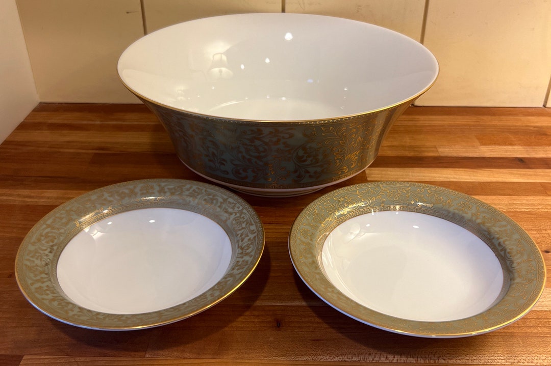 Sango Versailles Serving Bowl and Two Small Berry Bowls - Etsy