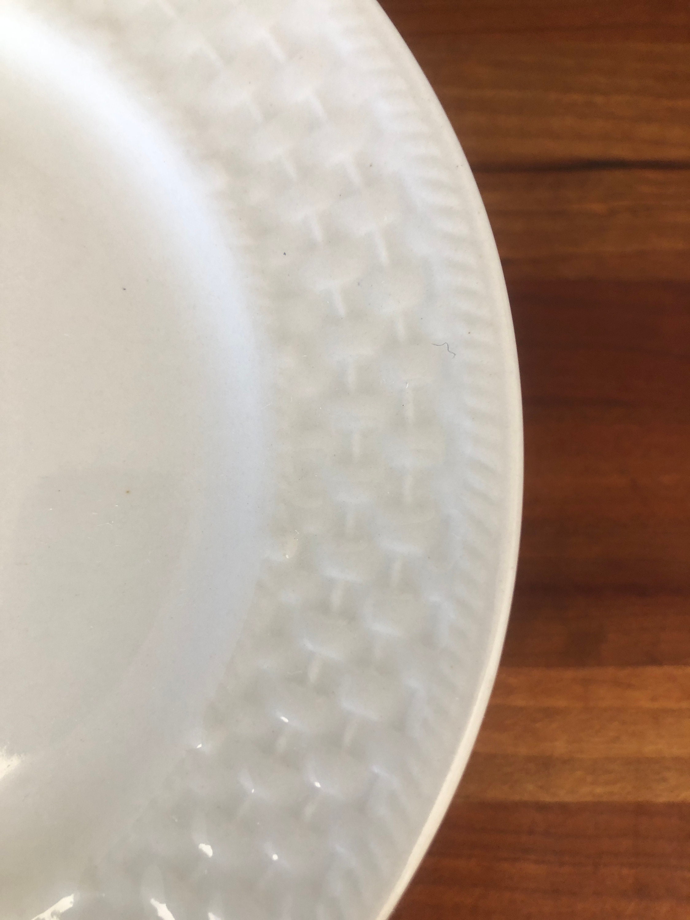 Wicker Oneida Bread Plates (set of 7) - Etsy