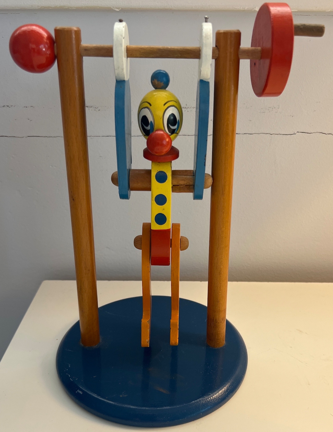 Adorable Vintage Wooden Wind up Toy - Etsy