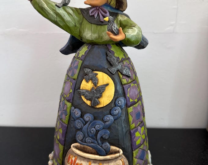 Jim Shore Halloween “black Bird Stew” - Etsy