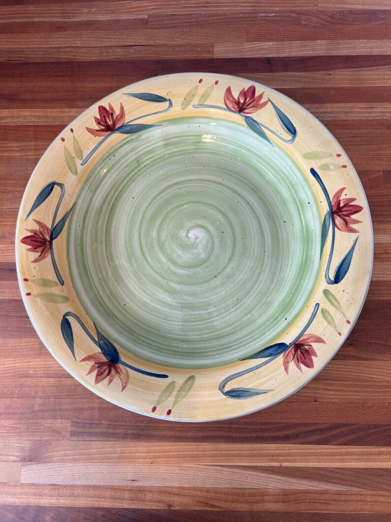 Pier 1 Elizabeth Stoneware Platter - Etsy