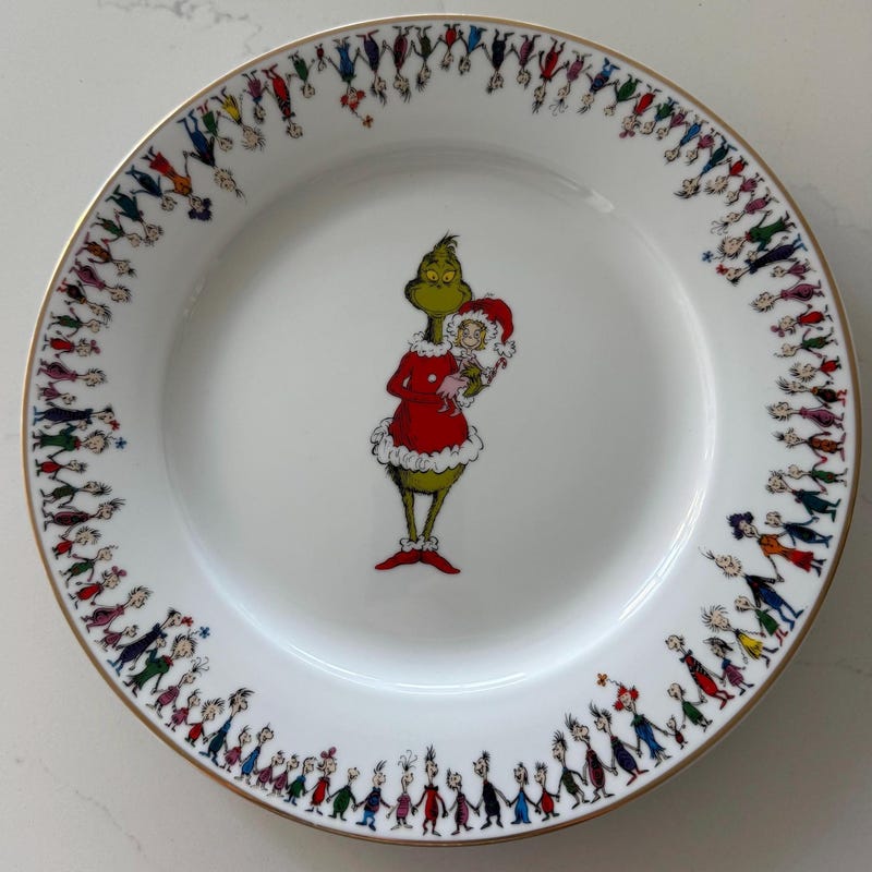 Grinch Plates - Etsy