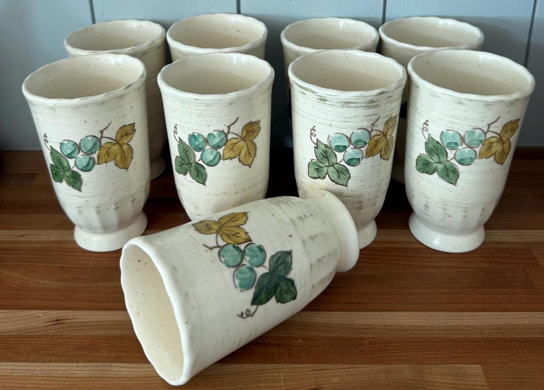 Metlox Vineyard Drinking Glasses - Etsy