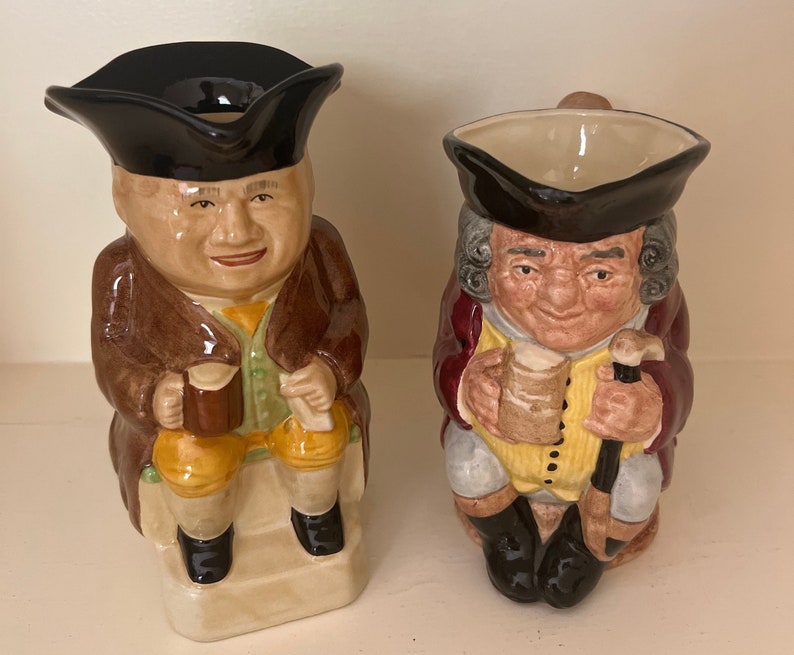 Toby Mugs wood & Sons England set - Etsy