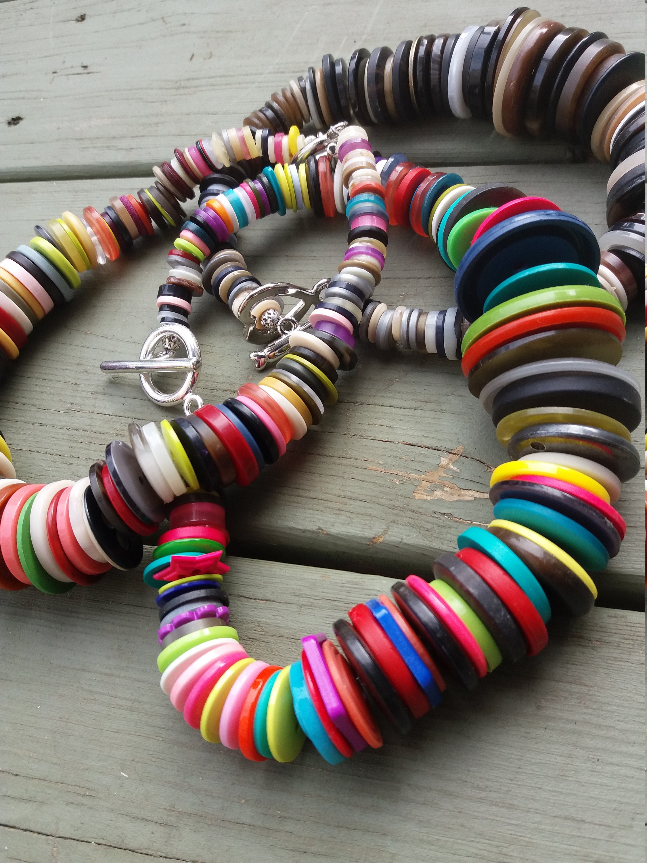 Button Necklaces! - Etsy