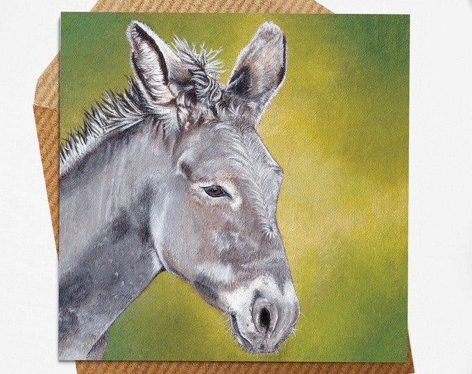 Donkey Greeting Cards Pack - Etsy UK