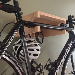 The Brook Bike Shelf™ // Bike Rack // Bike Wall Mount - Etsy