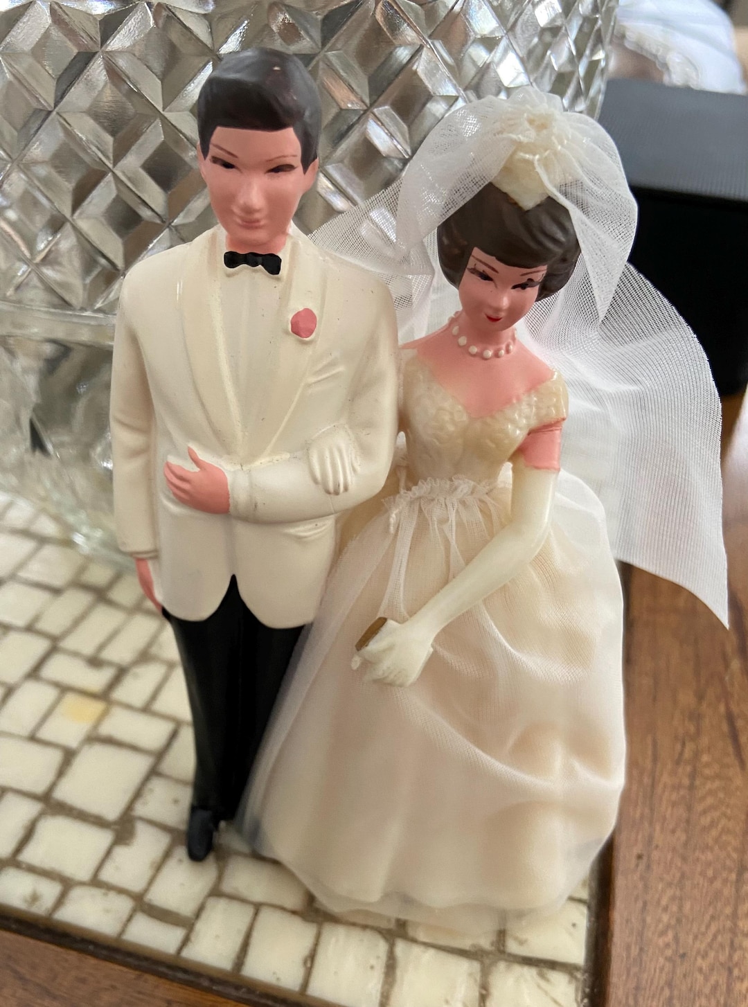 Vintage Mcm Japan Bride & Groom Wedding Cake Topper - Etsy
