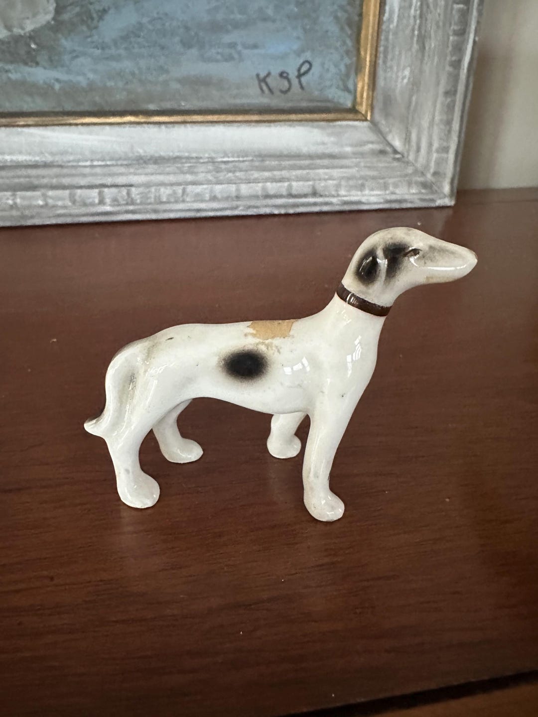 Vintage Ceramic Greyhound Dog Figurine - Etsy