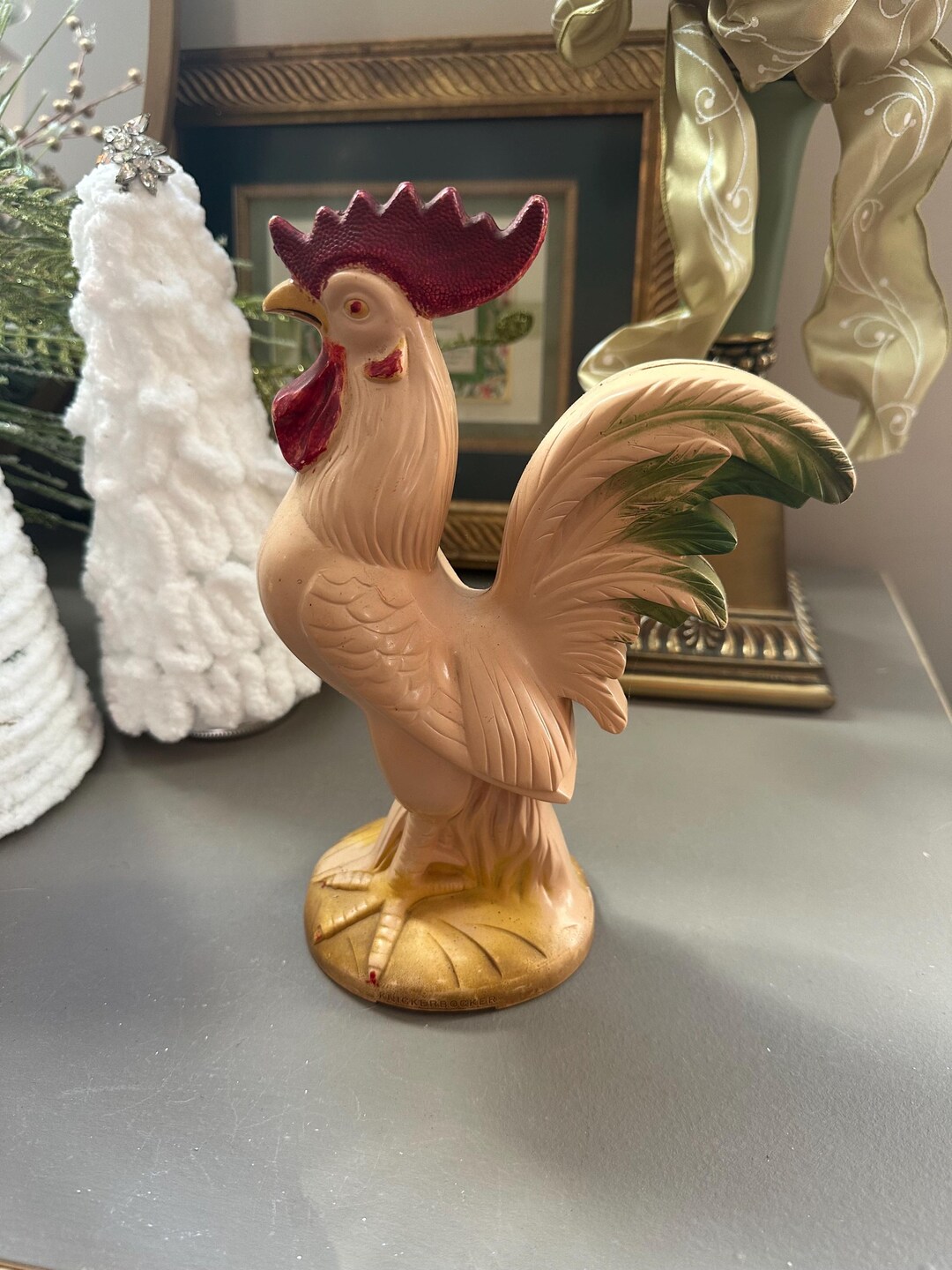 Vintage Knickerbocker Rooster Coin Bank - Etsy