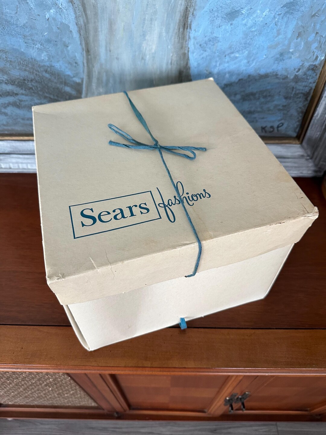 Vintage Sears Hatbox - Etsy