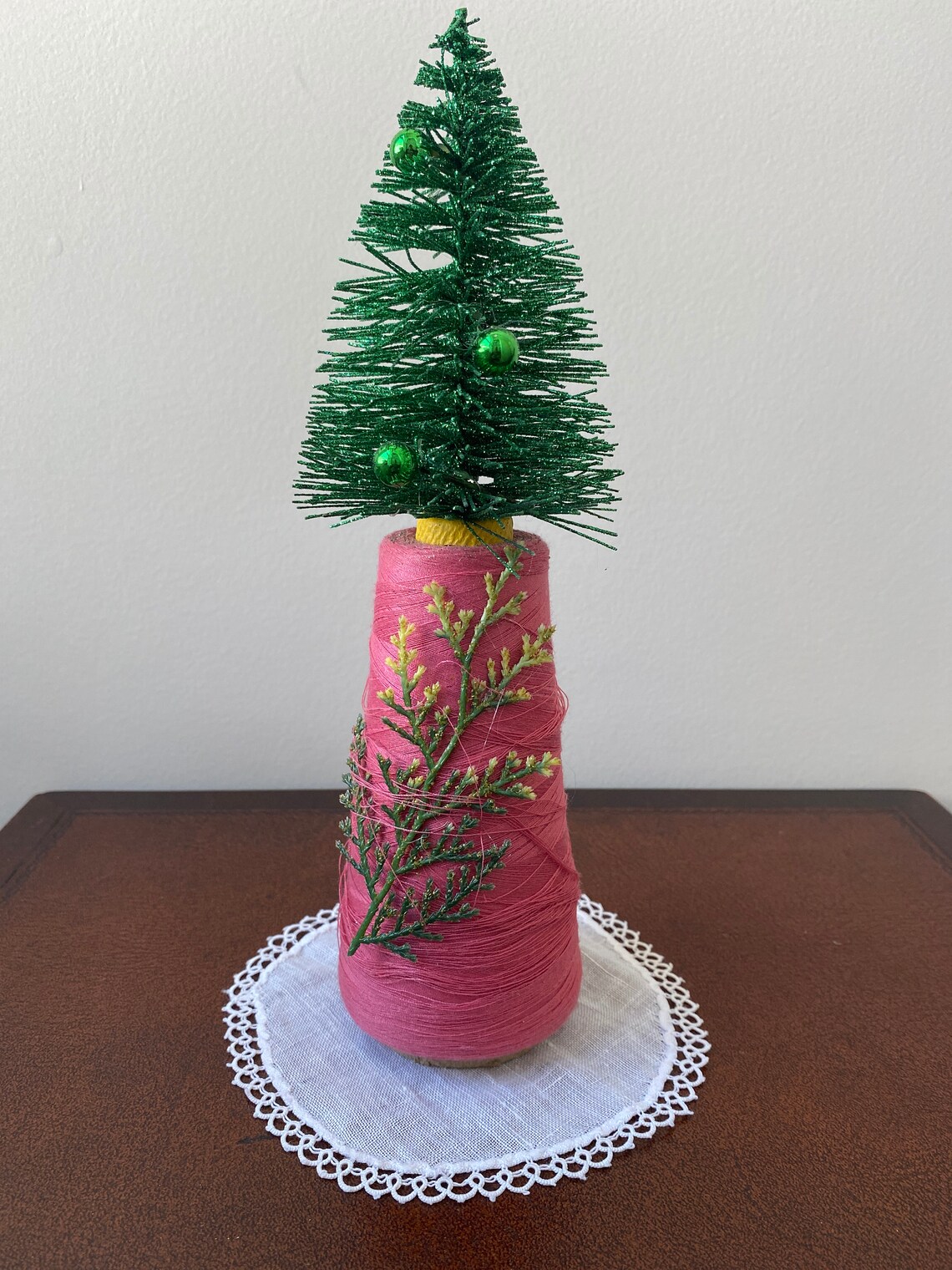 Vintage Textile Mill Thread Spool Christmas Tree - Etsy