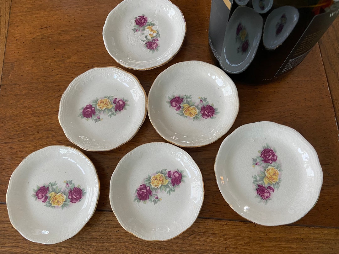 Set of Porcelain Butter Pat Dishes - Etsy