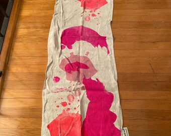 Hand Painted Runner | Etsy