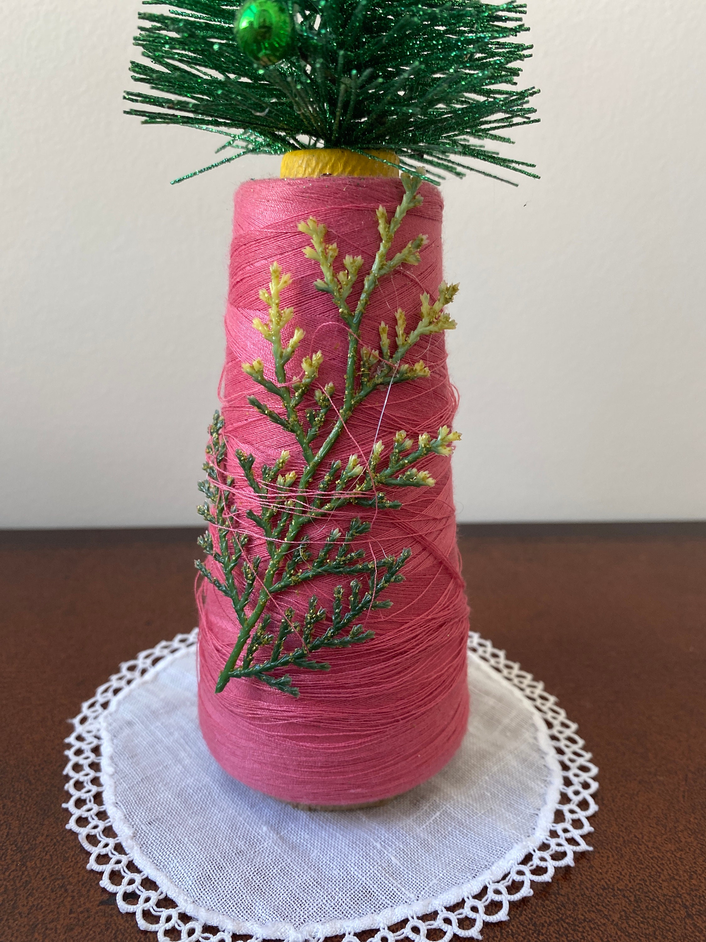 Vintage Textile Mill Thread Spool Christmas Tree - Etsy