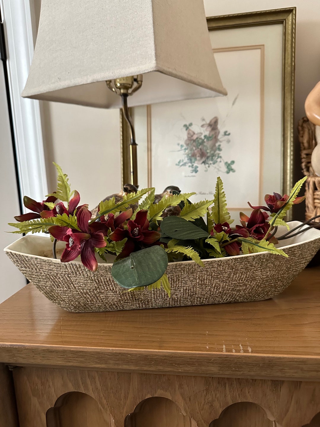 Vintage Ceramic Shaunee USA Planter - Etsy