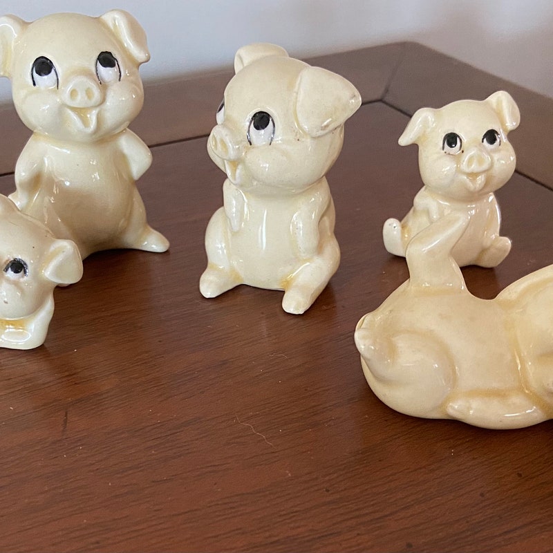 Porcelain Pig - Etsy