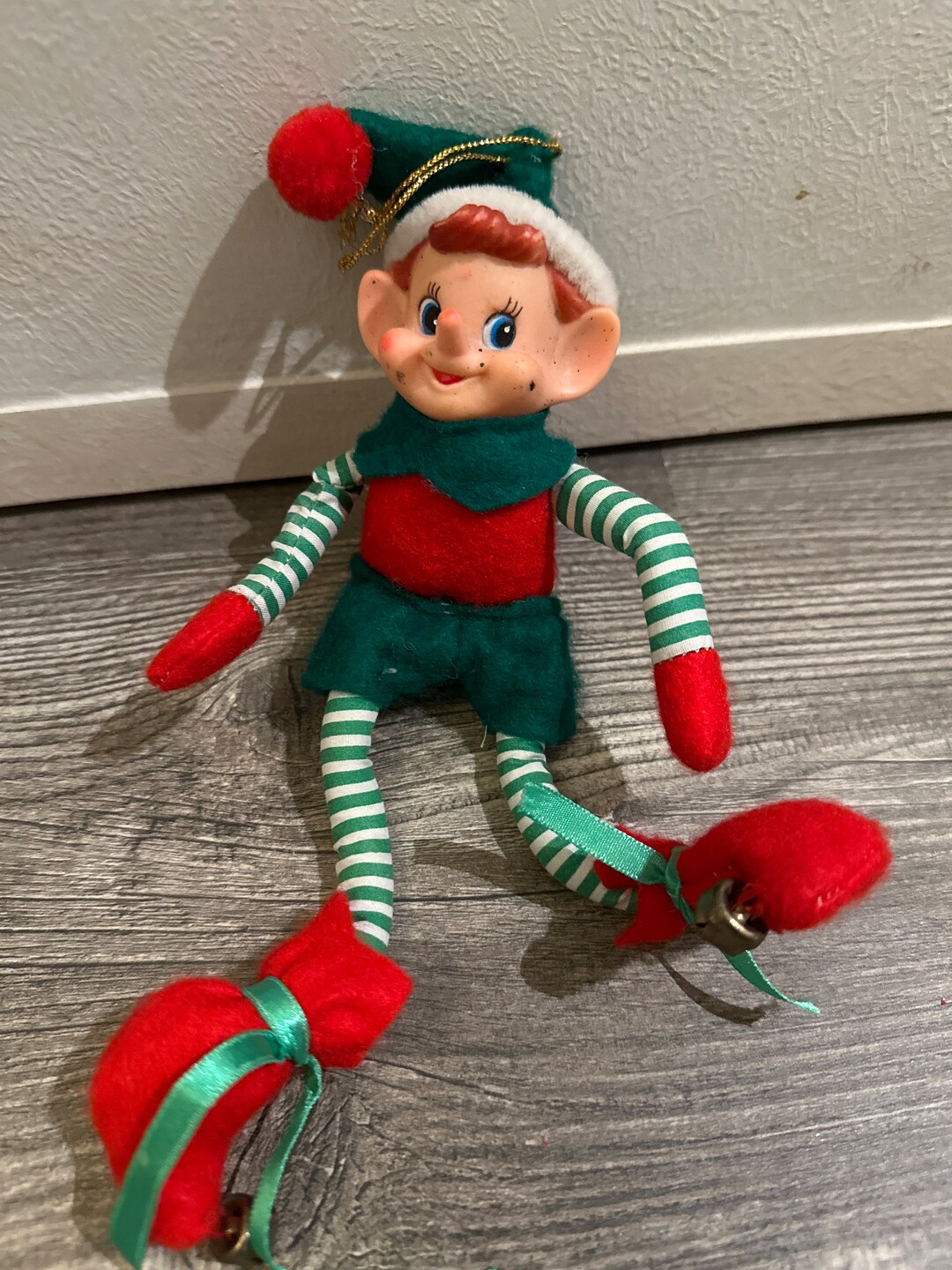Vintage Midcentury Bendable Christmas Elf - Etsy
