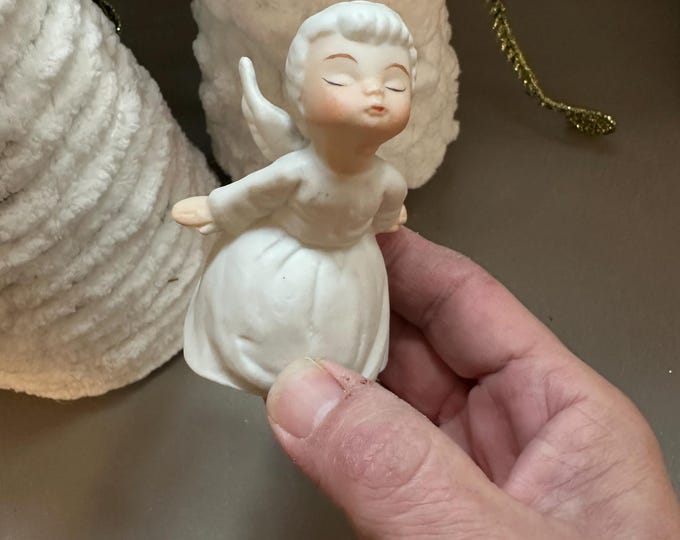 Vintage Japan Ceramic Kissing Angel - Etsy