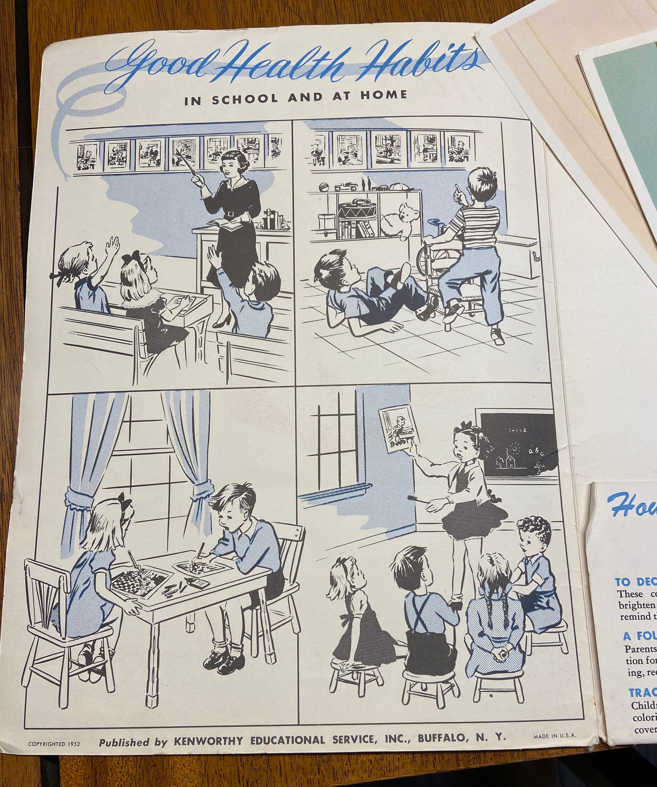 Vintage 1952 Health Posters-set of 12 - Etsy