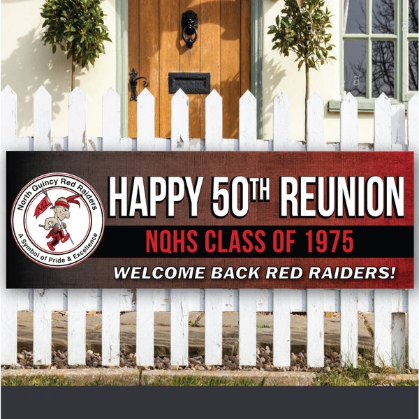 Reunion Banner - Etsy