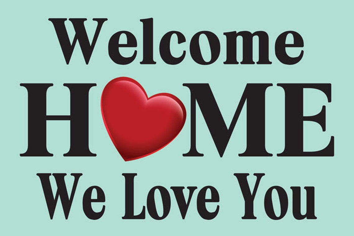 PRINTED Welcome Home BANNER / LDS Homecoming Poster / - Etsy