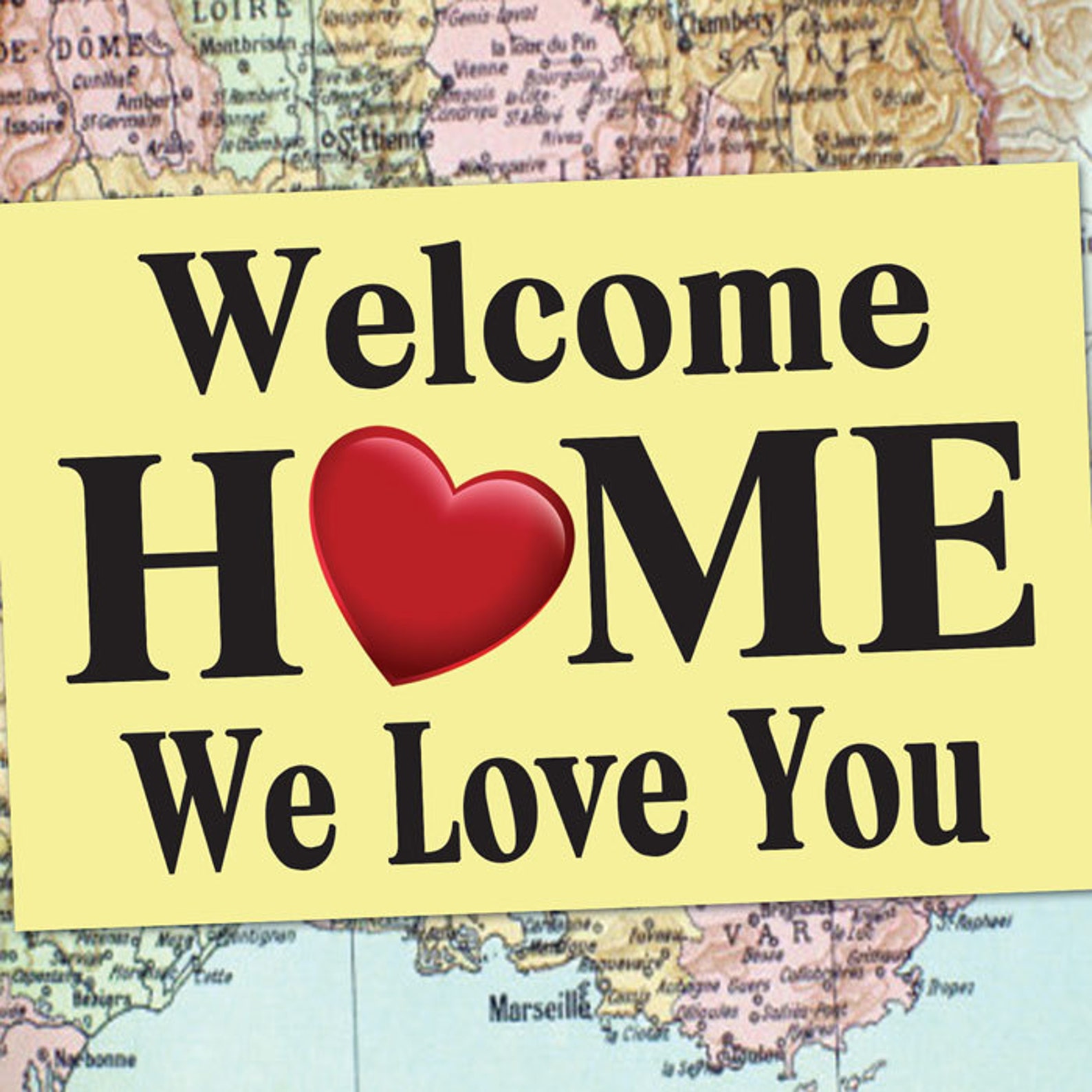 PRINTED Welcome Home BANNER / LDS Homecoming Poster / - Etsy