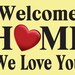 PRINTED Welcome Home BANNER / LDS Homecoming Poster / Deployment Poster ...