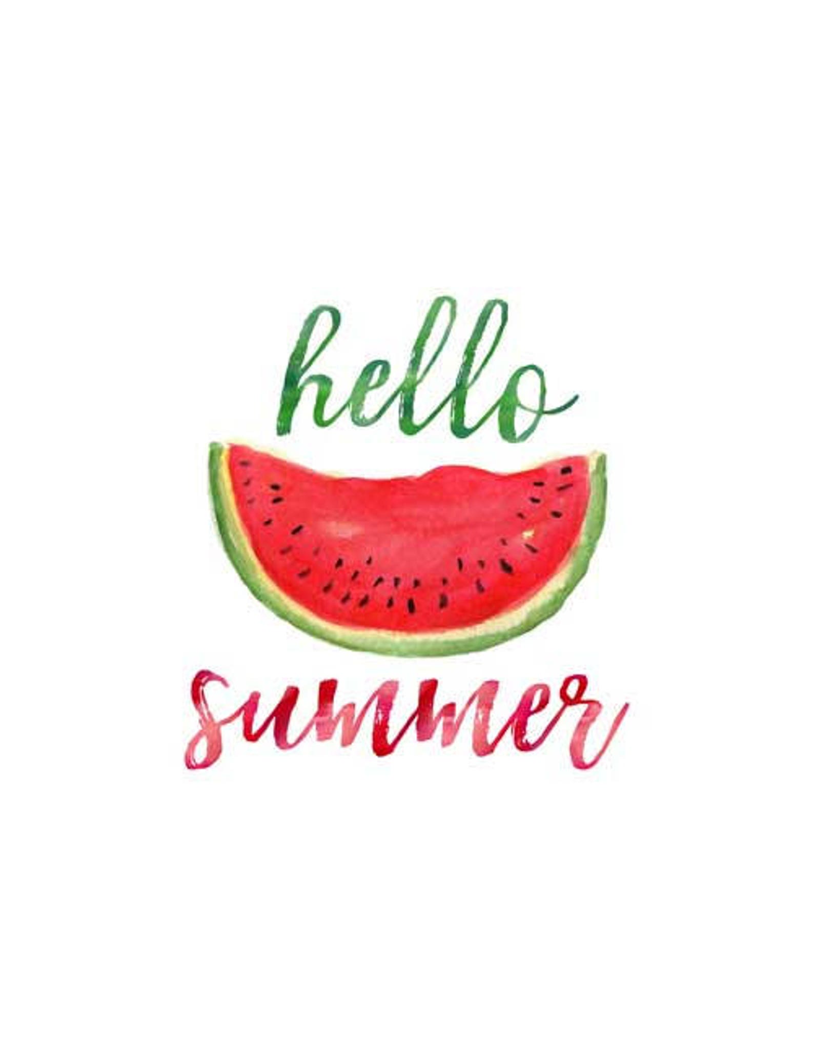 Watermelon Diyprintable / Hello Summer / Instantdownload DECOR | Etsy