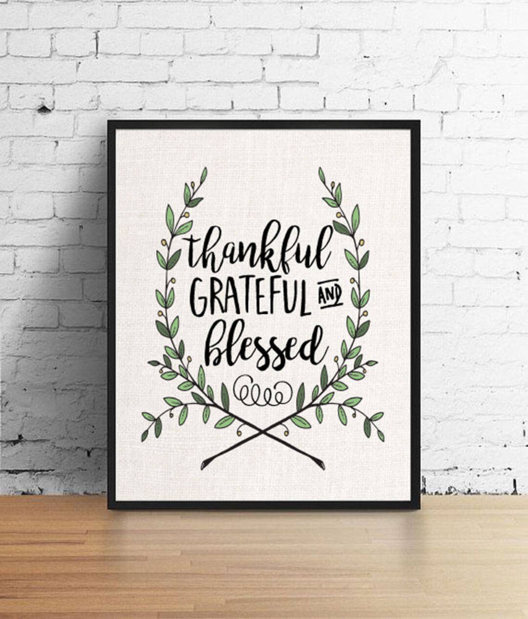 Thankful Diyprintable / Instantdownload DECOR / Grateful and - Etsy