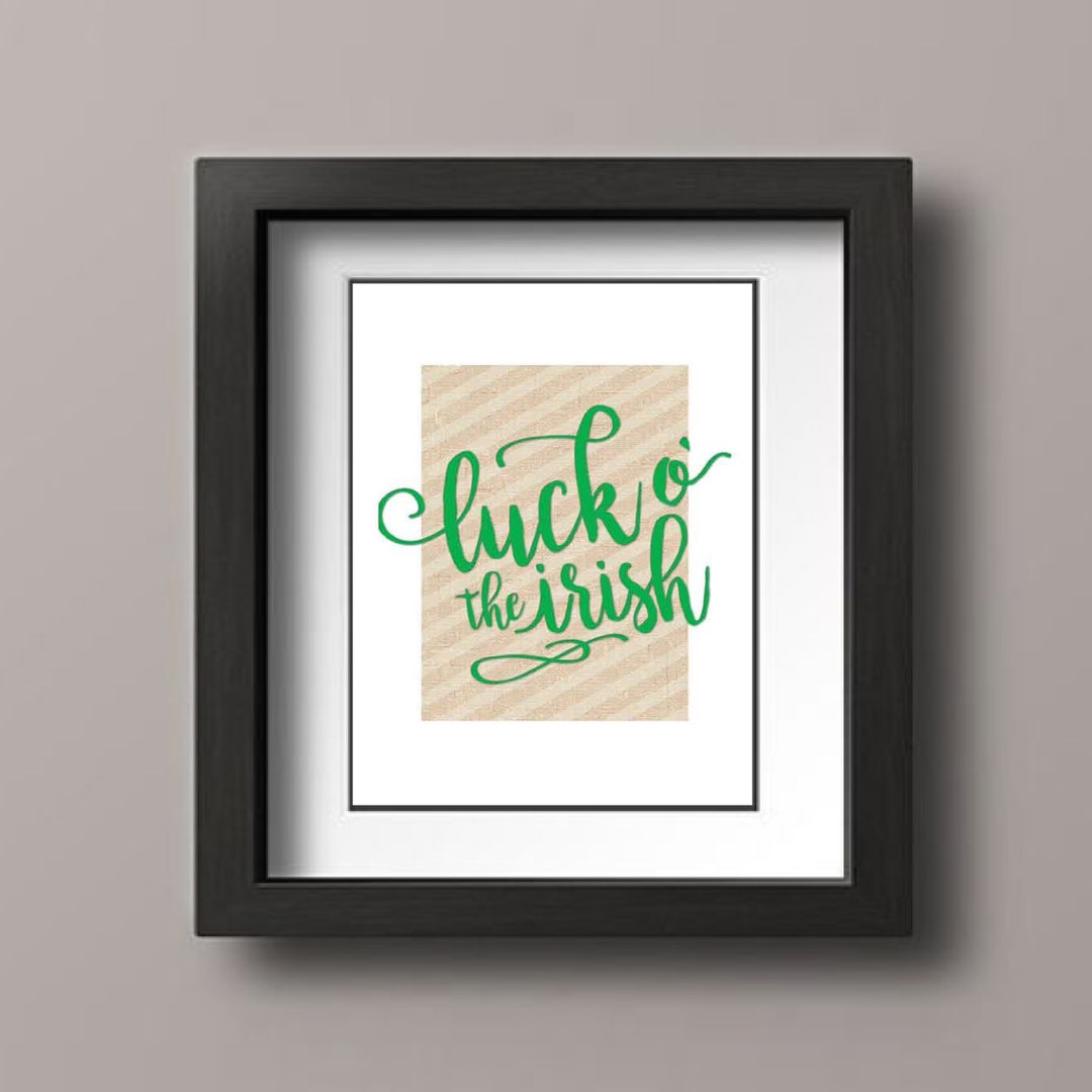 Luck O' the Irish Printable / Instantdownload DECOR / DESIGN ...